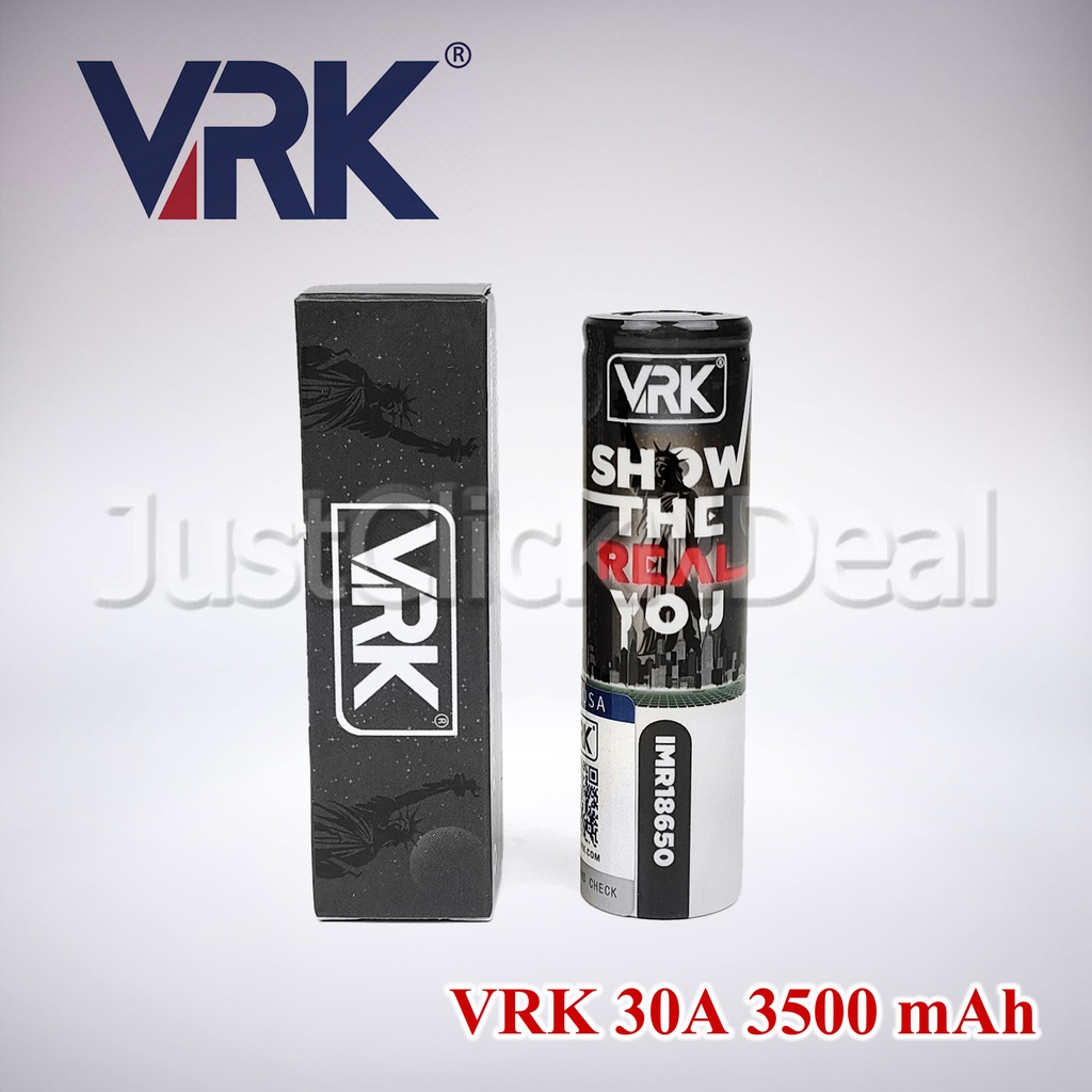 Jual Baterai 18650 VRK 30A 3500mAh [Authentic] | Shopee Indonesia