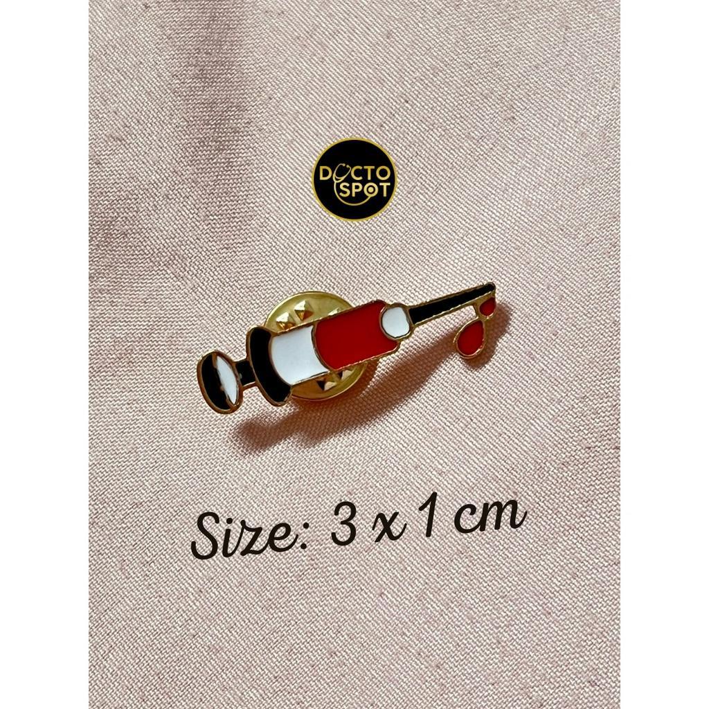 Jual Pin suntikan / injeksi Red ( Untuk Dokter Mahasiswa Kedokteran FK ...