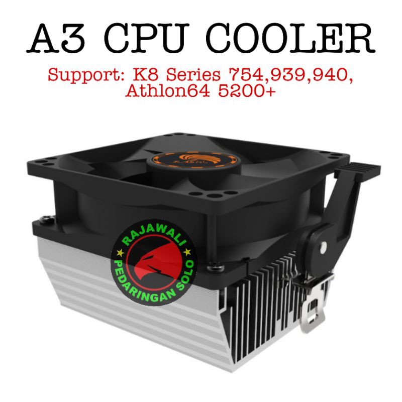 Jual A3 CPU COOLER AMD PC COOLING HSF | Shopee Indonesia