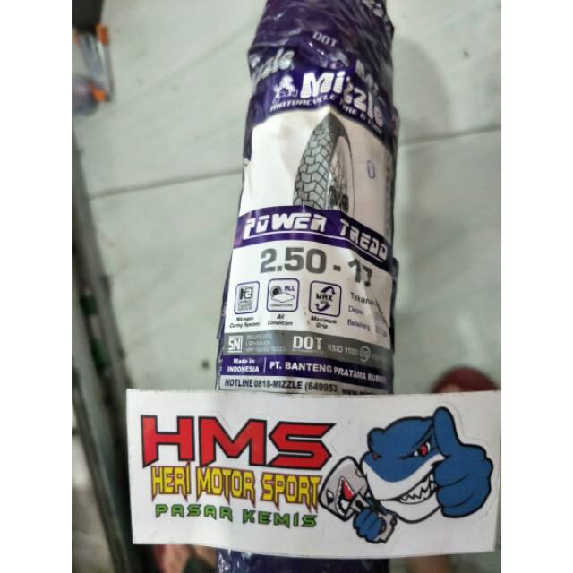 Jual Ban Luar Mizzle 250-17 275 17 Power Tread/Tahu/Kotak | Shopee ...