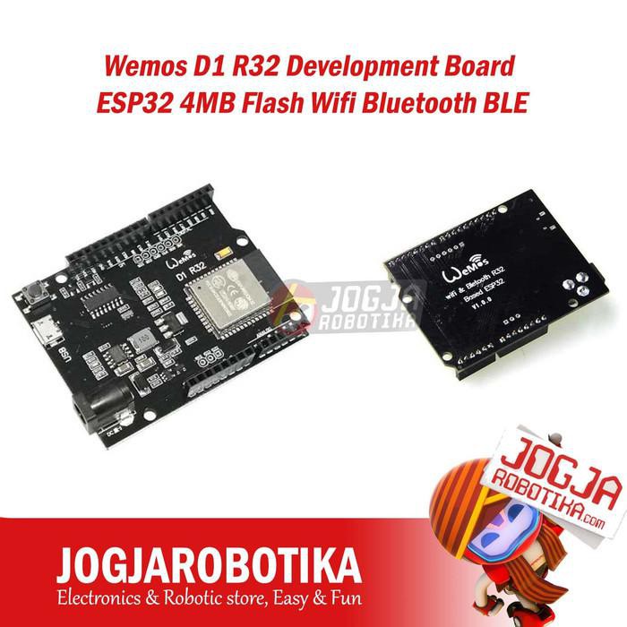 Jual Wemos D1 R32 Development Board ESP32 4MB Flash Wifi Bluetooth BLE | Shopee Indonesia