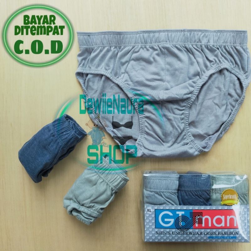 Jual Cd GT MAN GMX Isi 3 | Celana Dalam Pria Dewasa GTMAN Bahan Katun ...