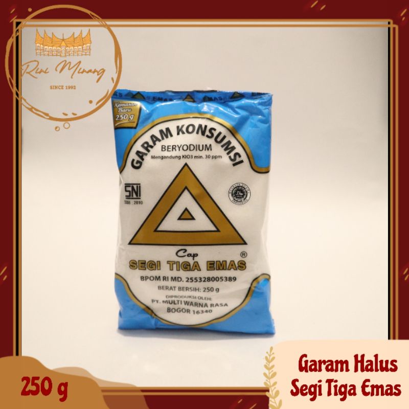 Jual Garam Halus Segi Tiga Mas | Shopee Indonesia