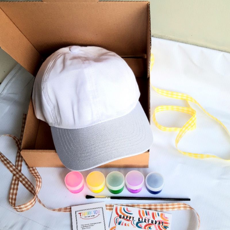 Jual HAT PAINTING KIT BY CIPRATIND MEWARNAI TOPI MELUKIS KREATIFITAS ...