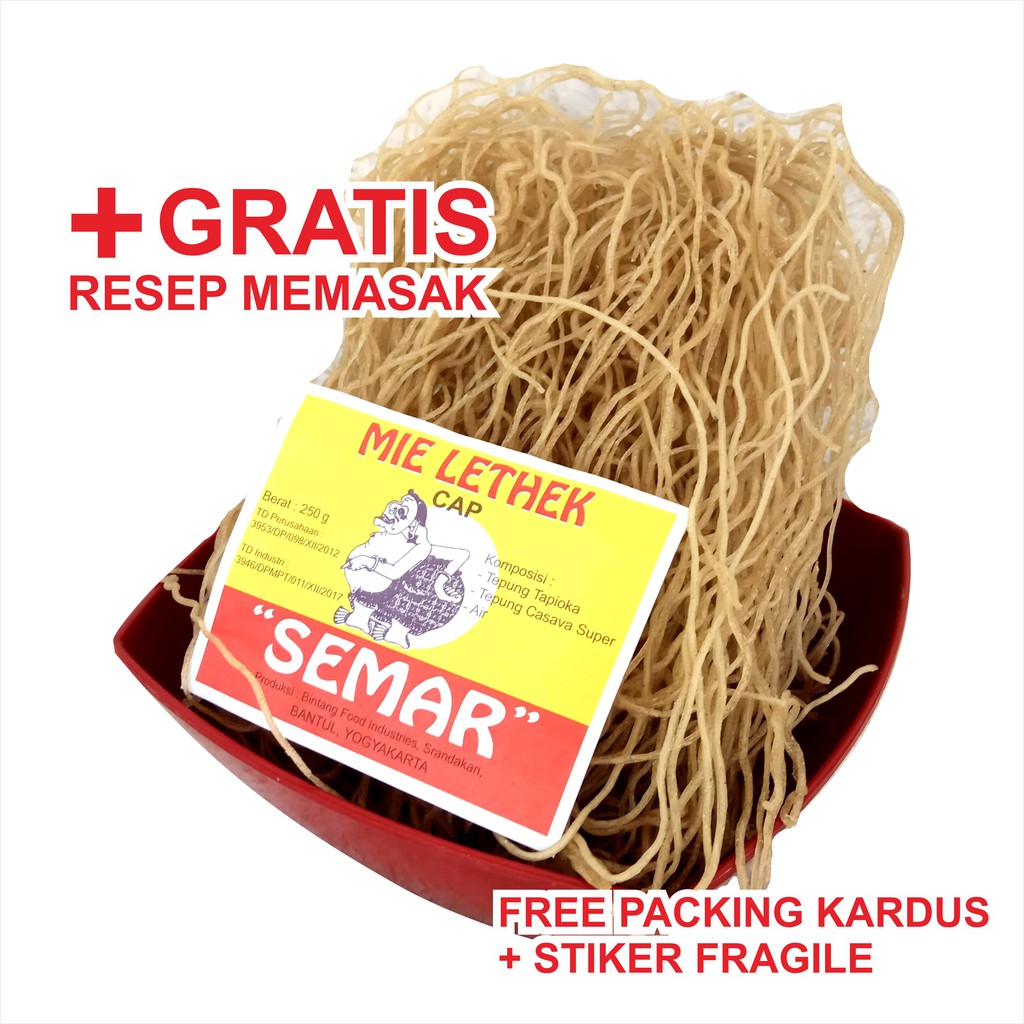 Jual Mie lethek bendo 250gr bakmi jawa khas jogja bihun organik mi ...