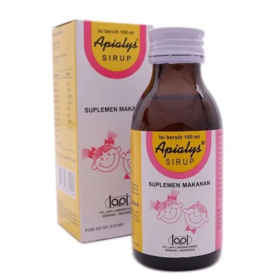 Jual APIALYS SIRUP 100 ML VITAMIN ANAK MULTIVITAMIN LAPI | Shopee Indonesia