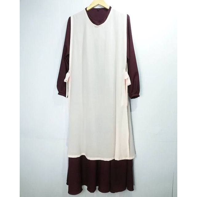 Jual FATIMA SET GAMIS PREMIUM (MAROON) | Shopee Indonesia