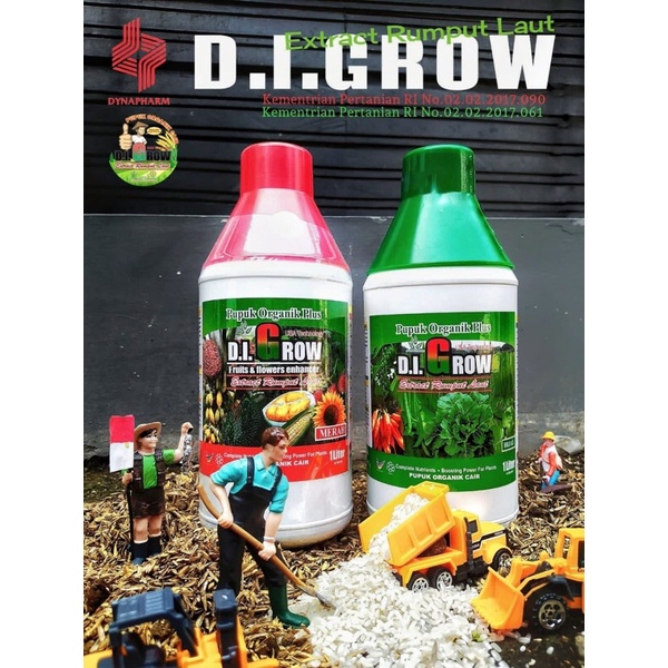Jual PUPUK ORGANIK DIGROW / PUPUK ORGANIK DI GROW MERAH 500 ML | Shopee ...