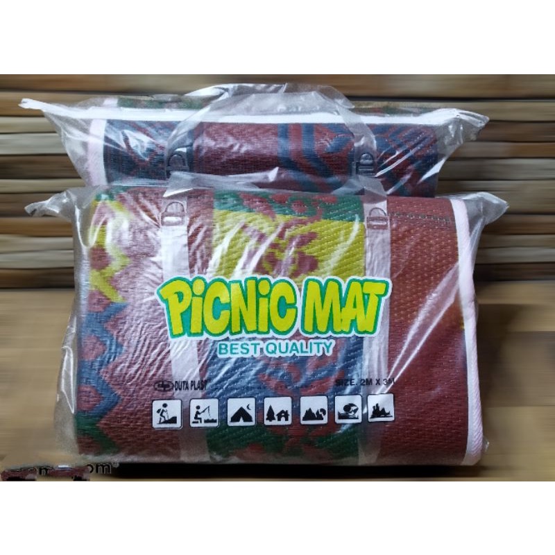 Jual Tikar plastik lipat 2 x 3 meter Tikar plastik Picnic Mat empat ...