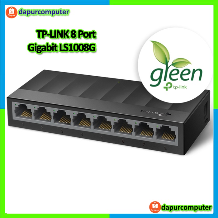 Jual Switch Hub 8 Port TP-LINK LS1008G Internet Gigabit Desktop Murah ...