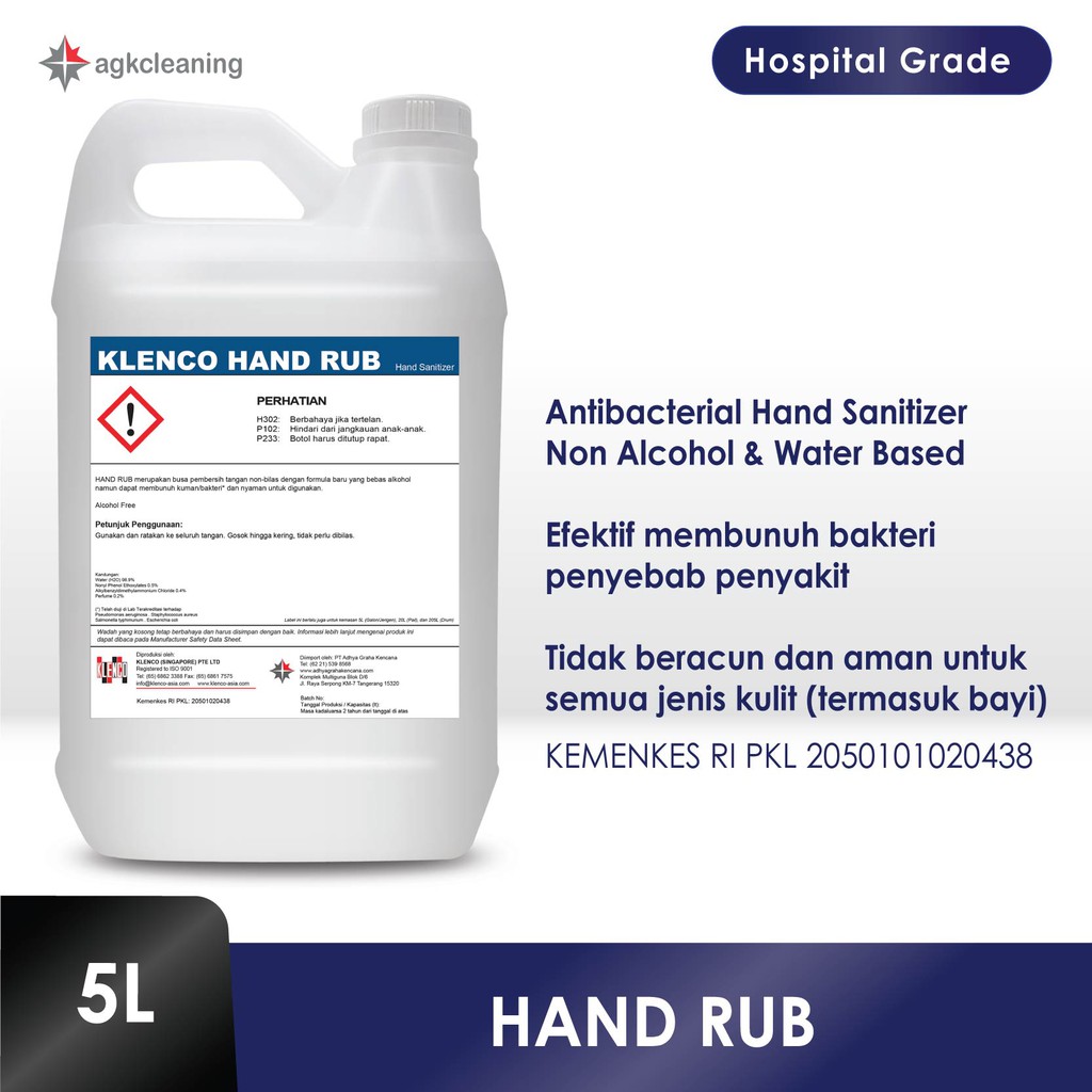 Jual PROMO Hand Sanitizer Non Alcohol - Refill Hand Sanitizer Non ...