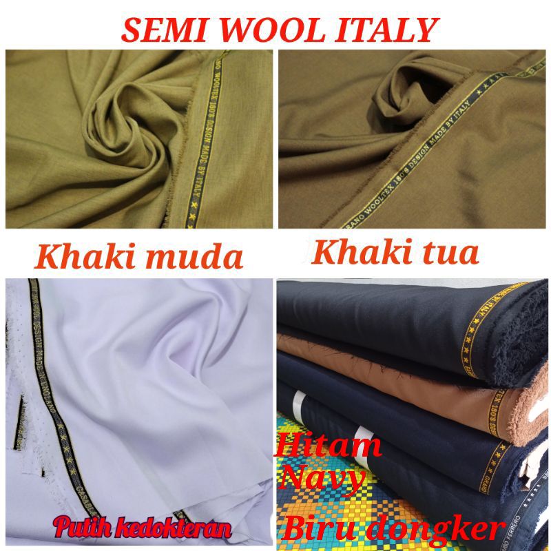 Jual Bahan kain pemda kheki meteran seragam pns,warna khaki semi wool ...