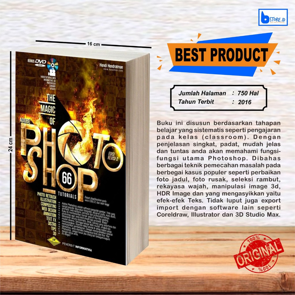 Jual BUKU THE MAGIC ADOBE PHOTOSHOP EDISI REVISI 2+DVD | Shopee Indonesia