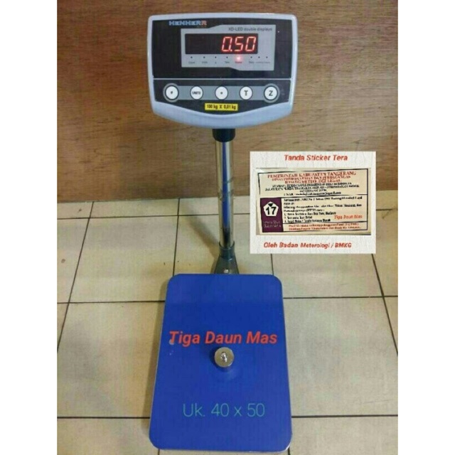 Jual Timbangan digital barang / Timbangan lantai digital / timbangan ...