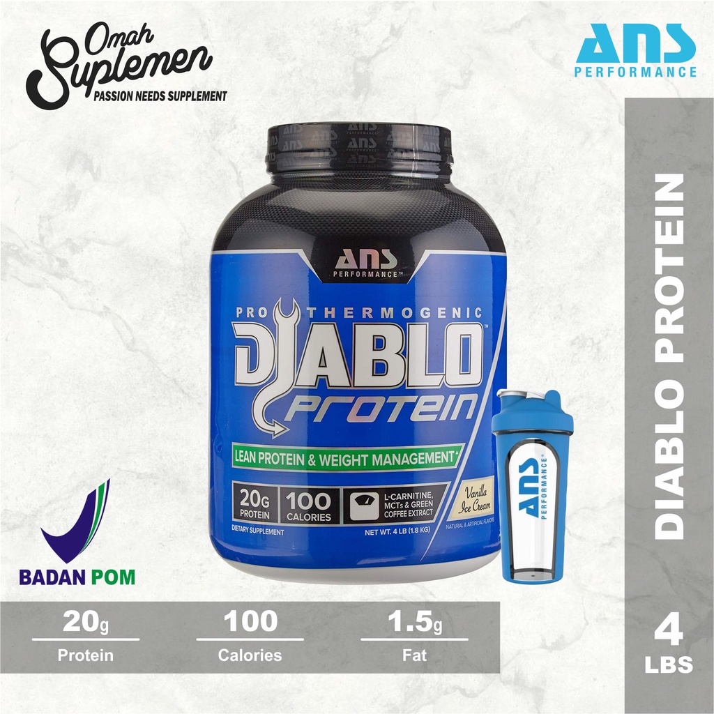 Jual ANS Diablo Lean Protein 4 lbs BPOM ANS Diablo Protein 4 lbs ...