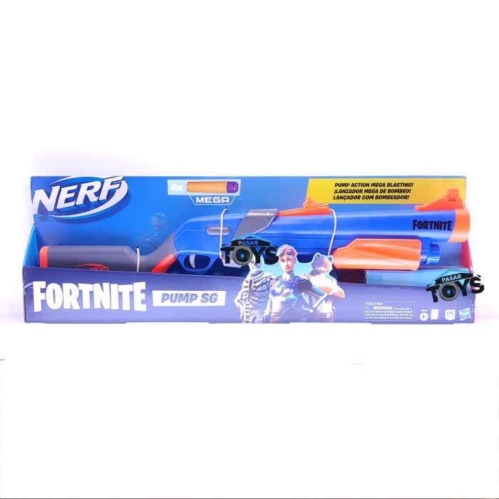 Jual NERF Fortnite Pump SG Blaster Pump Action Mega Dart Blasting ...