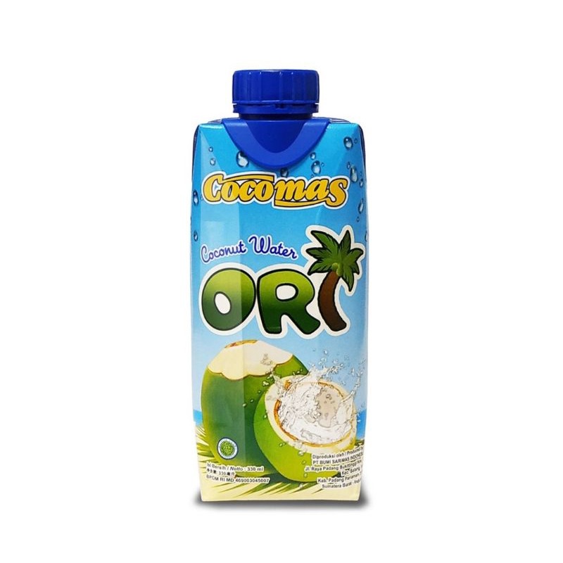Jual Cocomas Coconut Water ORI 330ml / Minuman Air Kelapa Asli | Shopee ...