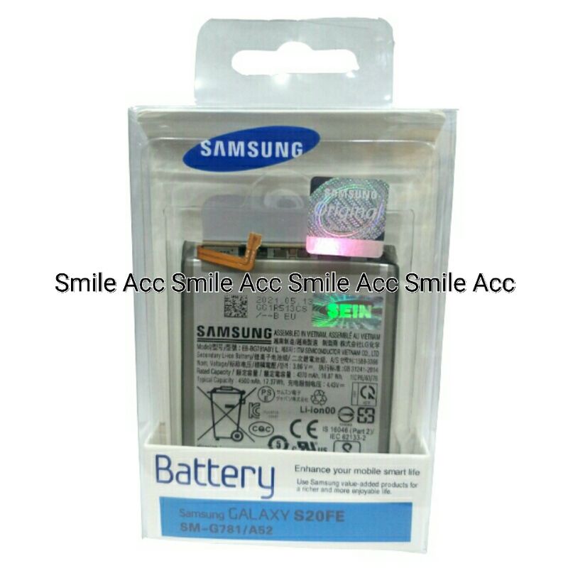 Jual Baterai Samsung Galaxy S20 FE G781 S20FE EB-BG781ABY Original | Shopee Indonesia