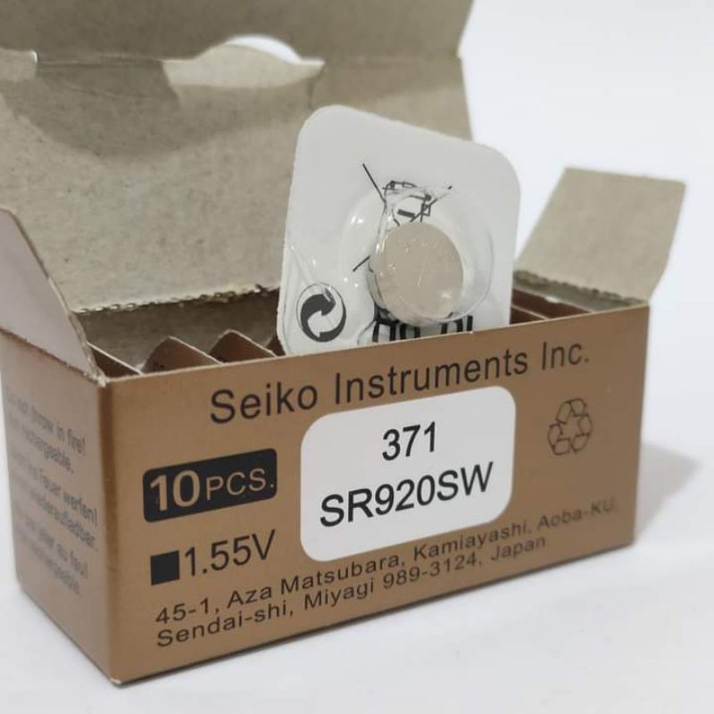 Jual BATRE SEIZAIKEN SR920SW SR920 SR 920 SW 371 BATTERY BATERAI SEIKO ...