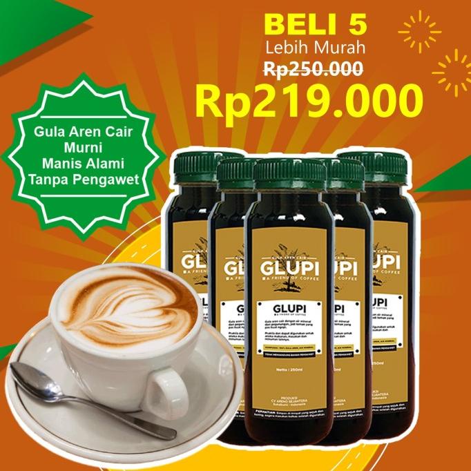Jual [PAKET 5 BOTOL GLUPI] GULA JAWA BROWN SUGAR/GULA AREN SYRUP ...
