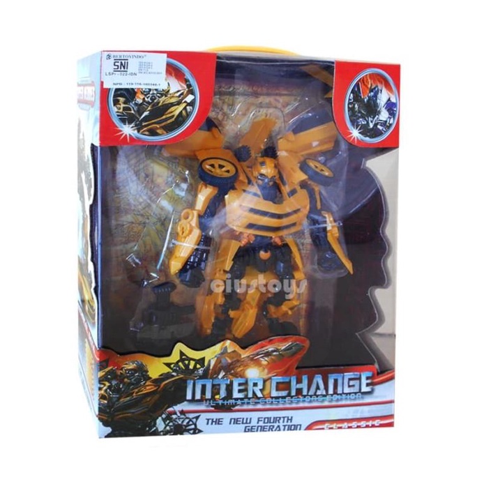 Jual INTERCHANGE ROBOT TRANSFORMERS BUMBLEBEE 4088 1 | Shopee Indonesia