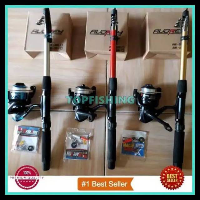 Jual Joran pancing komplit satu set plus umpan | Shopee Indonesia