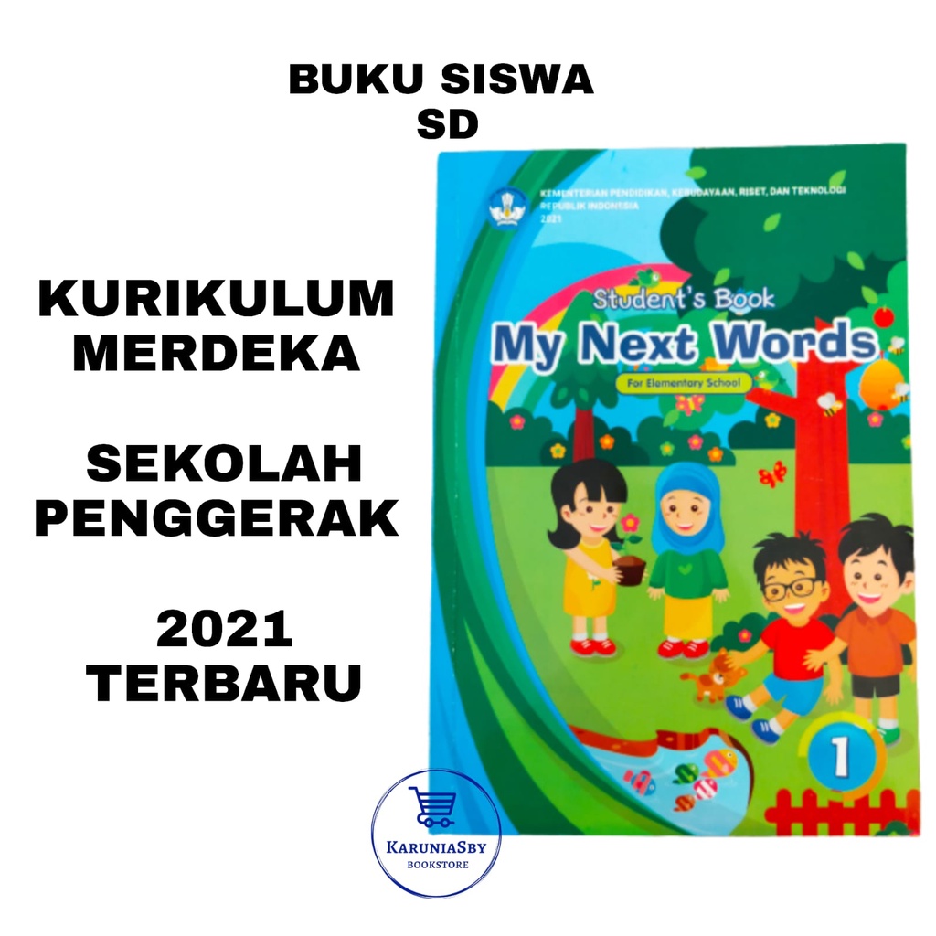 Jual Buku Siswa Kelas 1 SD Bahasa Inggris My Next Words Kurikulum Merdeka | Shopee Indonesia