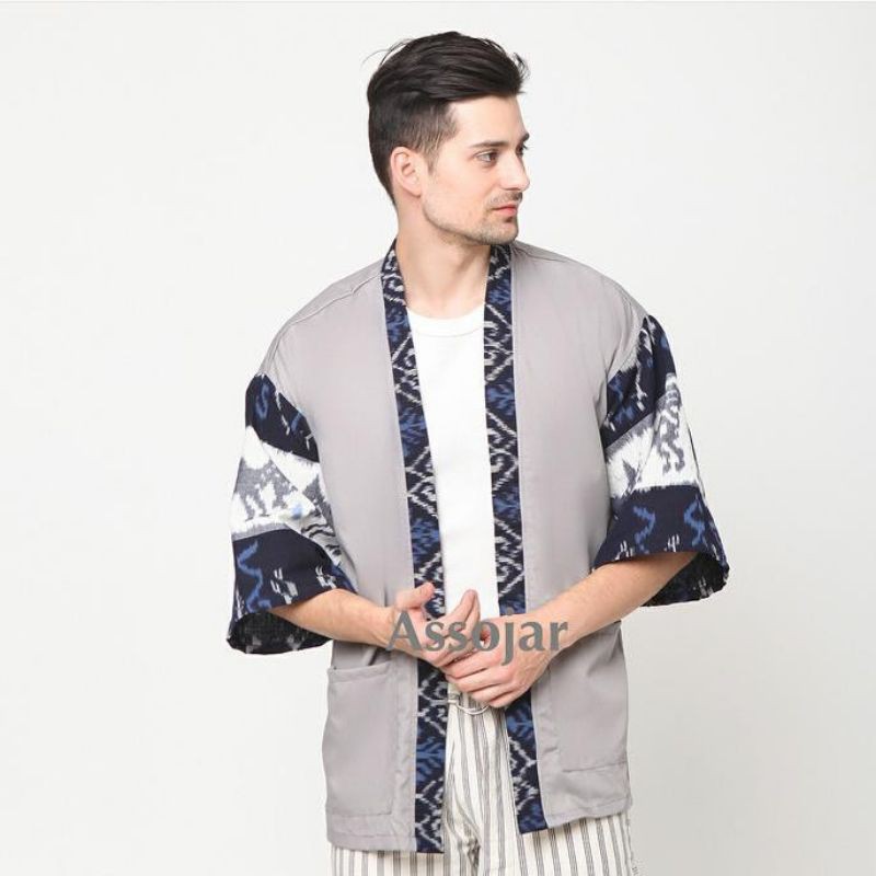 Jual KIMONO OUTER TENUN COWOK | Shopee Indonesia
