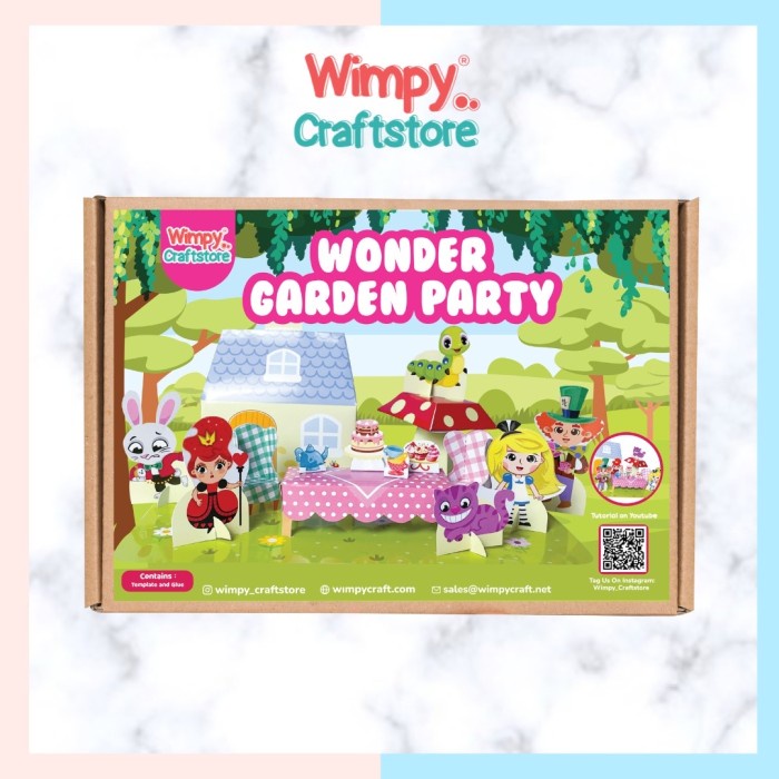 Jual Craft KIT Wonder Garden Paper Craft DIY Art Set Paket Kerajinan ...
