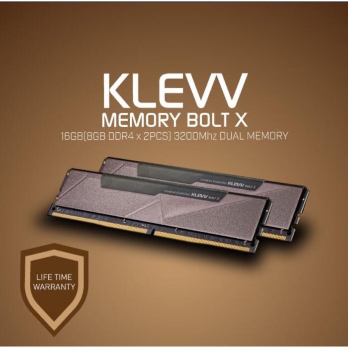 Jual Ram Klevv Ddr4 Bolt X Series 3200 Mhz 16Gb (8X2) | Shopee Indonesia