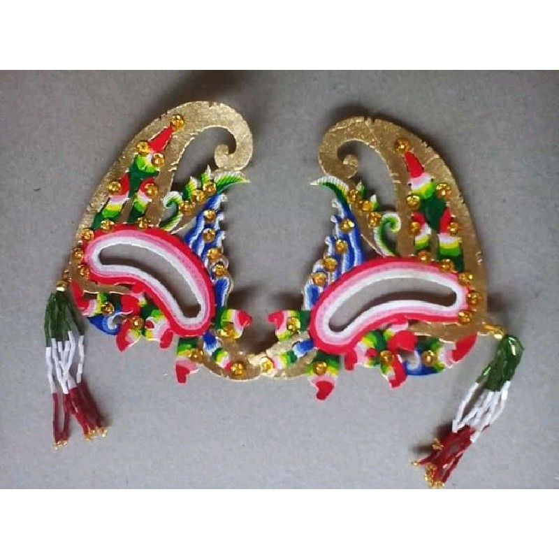 Jual aksesoris tari wayang orang / sumping wayang orang | Shopee Indonesia