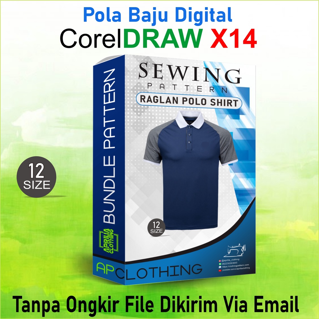 Jual POLA DIGITAL POLO RAGLAN | POLO RAGLAN | Shopee Indonesia