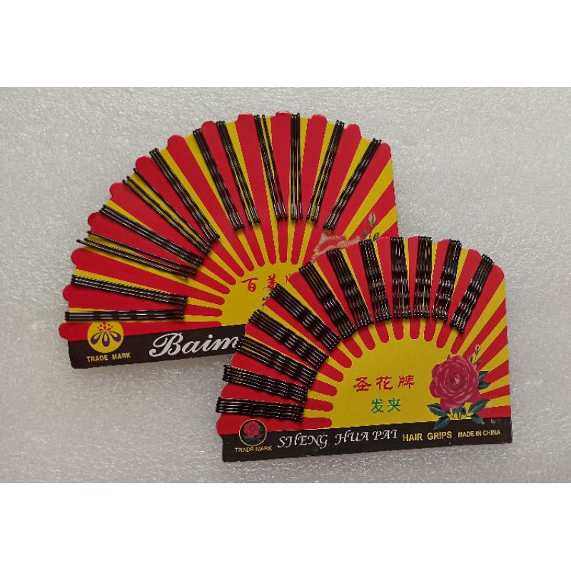 Jual 𝗠𝗔𝗜𝗠𝗔𝗜 Jepit Lidi Hitam Hair Grips 7047P Trade Mark 3ukuran ...