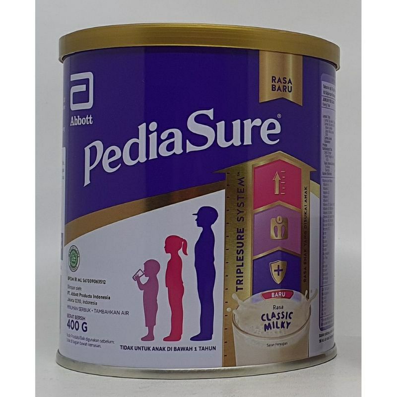 Jual PEDIASURE TRIPLESURE 400 GRAM RASA CLASSIC MILKY | Shopee Indonesia