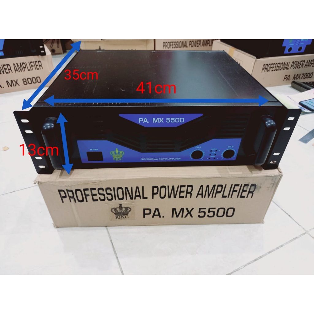 Jual BOX POWER AMPLIFIER PA. MX 5500 Box professional power ampli pa ...