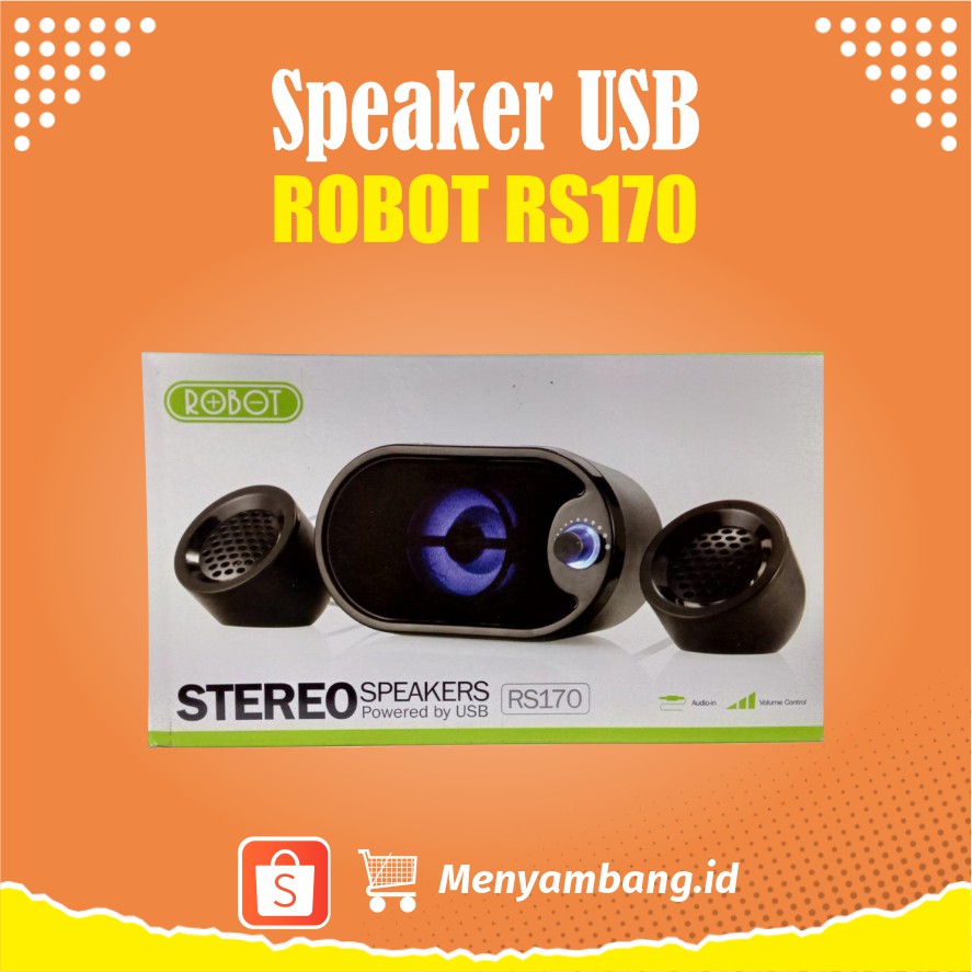 Jual 41162 | SA-RS170 | Speaker Aktif Robot RS170 Powered by USB ...