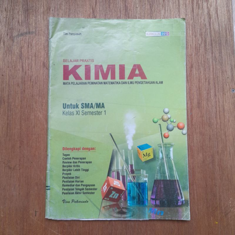 Jual Buku Belajar Praktis KIMIA Kelas XI (11 SMA/MA) Semester 1 Kurikulum 2013 (Penerbit Viva ...