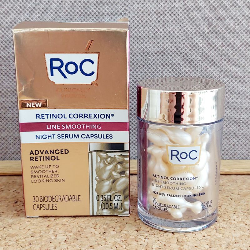 Jual ROC RETINOL CORREXION LINE SMOOTHING NIGHT NIGHT SERUM 10 or 30 ...