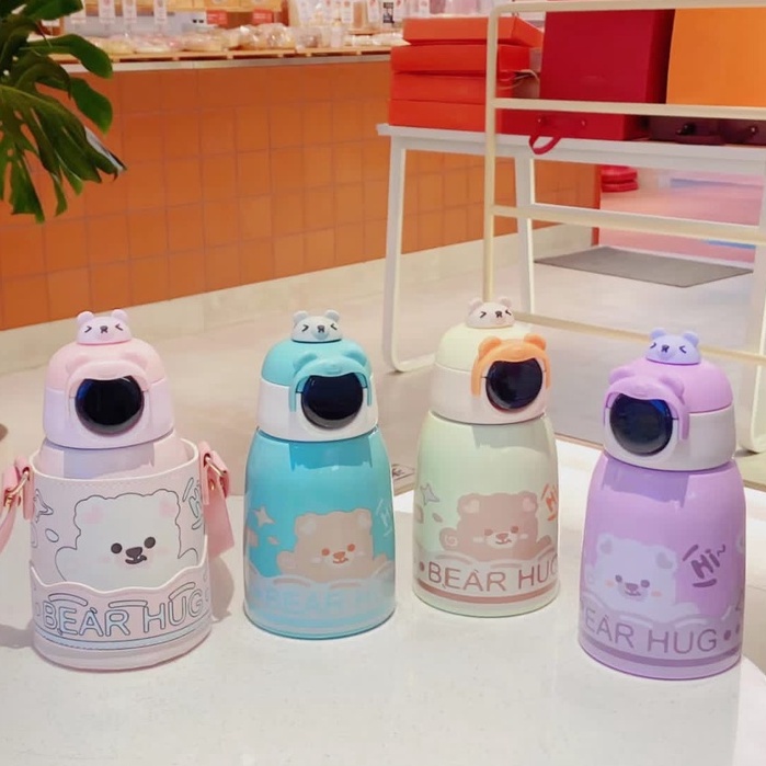 Jual Termos Tumblr Anak dengan Display Suhu Termos 2in1 Stainless Steel ...