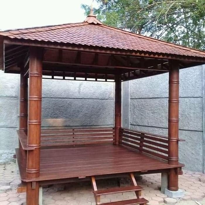 Jual Gazebo Tiang Motif Bambu | Jual Gazebo | Shopee Indonesia