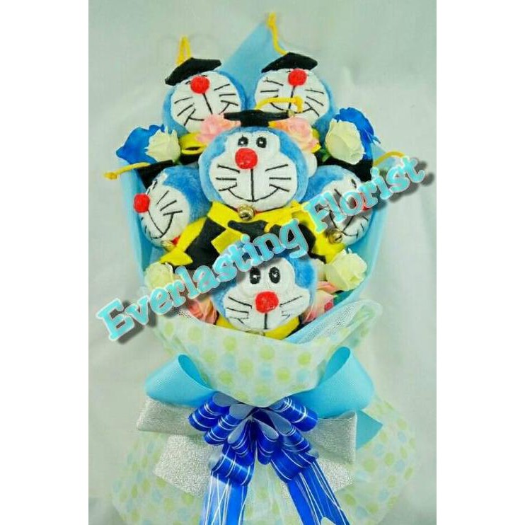 Jual Bucket Doraemon ( Buket Bunga Boneka , Bouquet Wedding Wisuda ...
