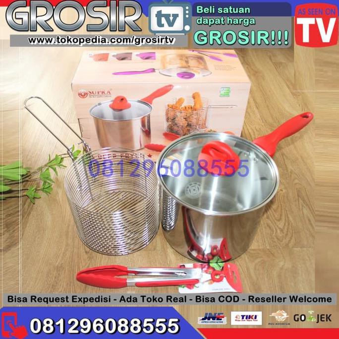 Jual Gtv Deep Fryer Supra 20Cm Stainles Tebal - Panci Set Peniris ...