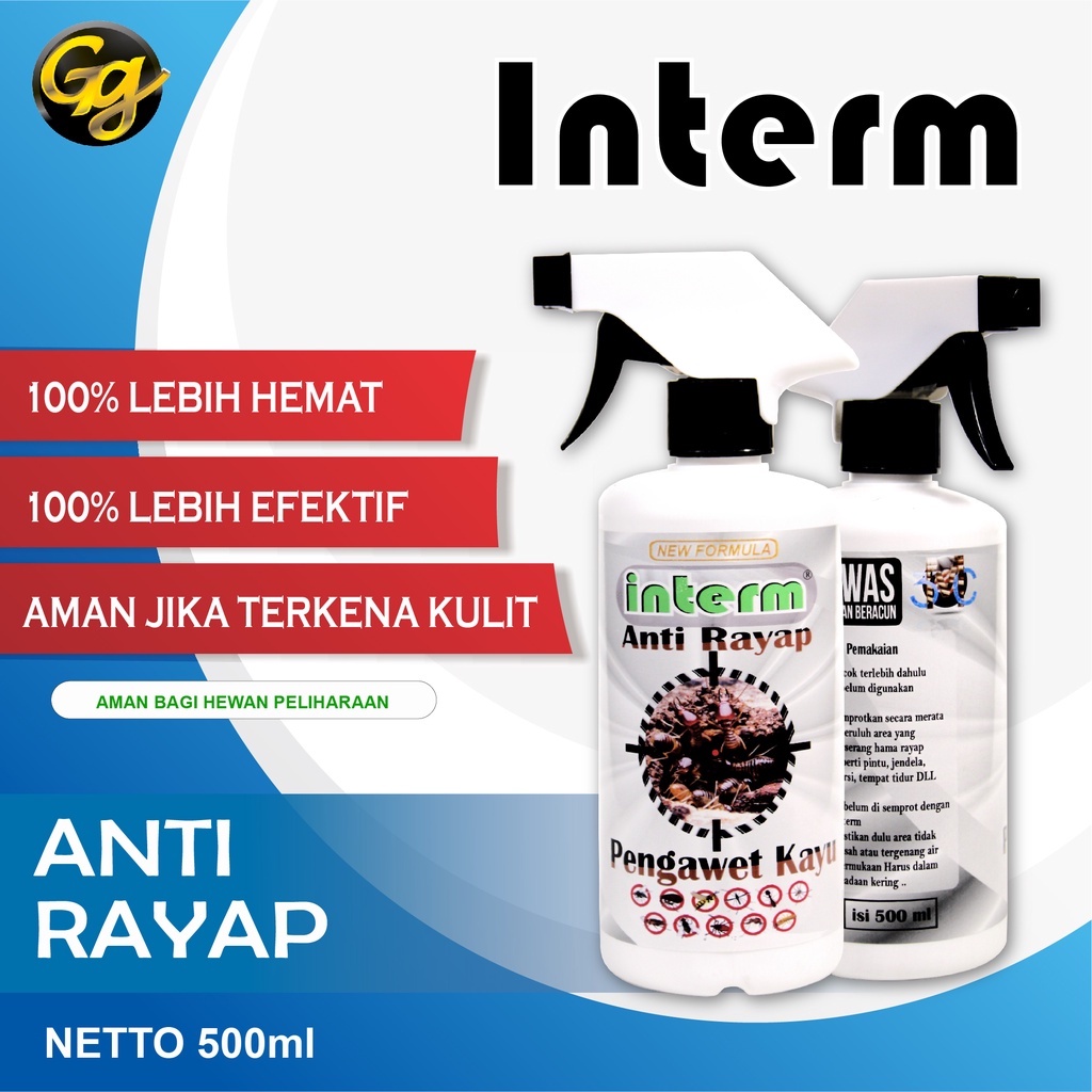 Jual INTERM 500 ML PEMBASMI RAYAP OBAT RAYAP RACUN RAYAP | Shopee Indonesia