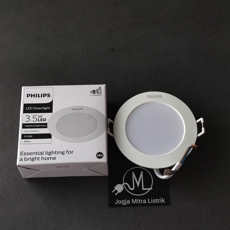 Jual LAMPU DOWNLIGHT PHILIPS ERIDANI LED 3,5 WATT PUTIH ( 6500K ) DL190B | Shopee Indonesia