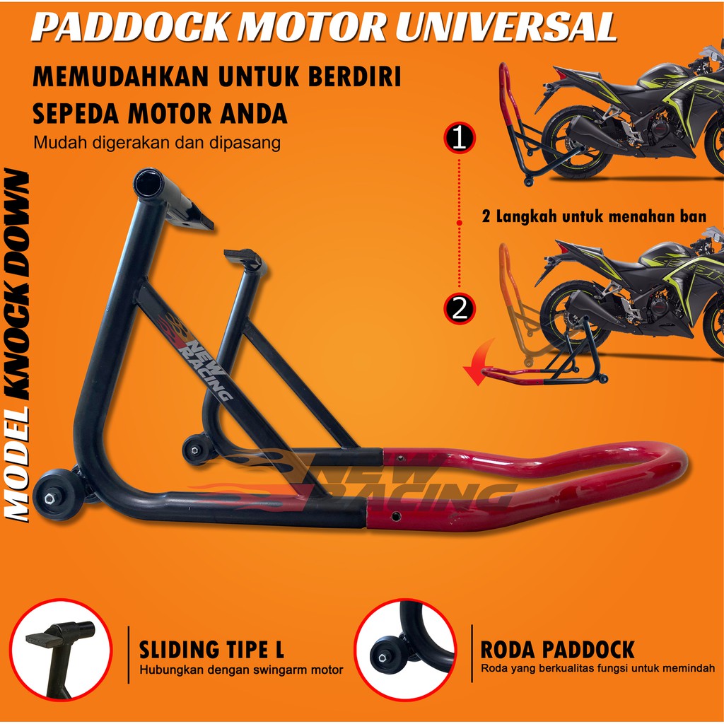 Jual Standar Paddock Pedok Motor CBR 150 250 GSX VIXION BYSON TIGER ...