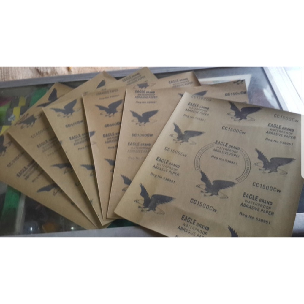 Jual Amplas Besi Eagle Brand/ Ampelas Hitam Anti Air/ Hampelas Kertas ...