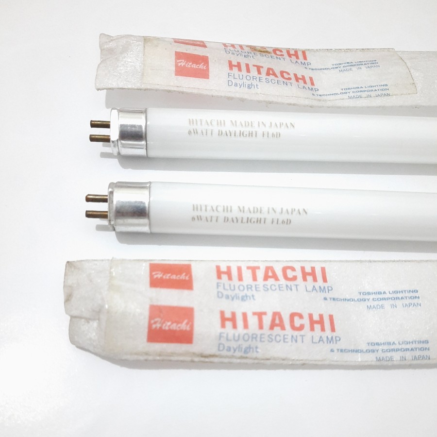 Jual Lampu T5 Hitachi 6w 6 watt Daylight Putih F6t5 Refill made in ...