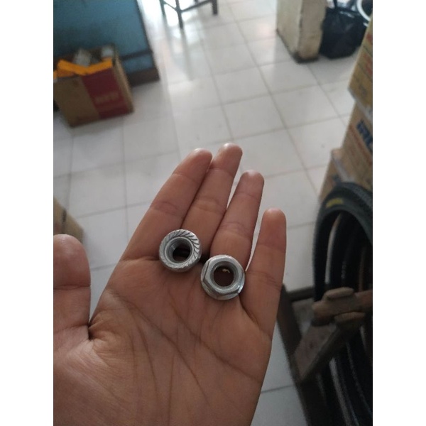 Jual Baut Mur As Roda Belakang Sepeda Kunci 15 Harga per biji | Shopee ...