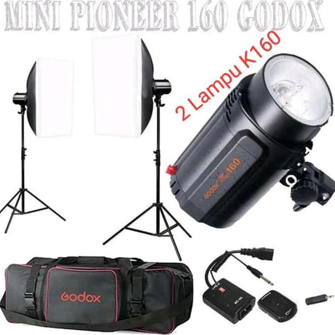 Jual Godox K160 Mini Pioner Paket Lampu Studio | Shopee Indonesia