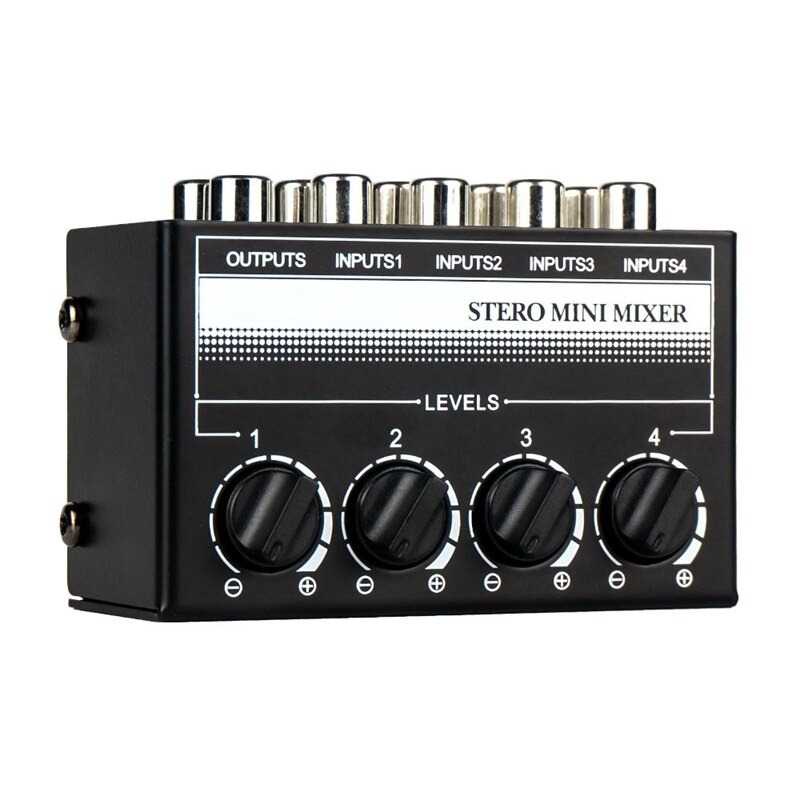 Jual Professional Ultra-Compact Mini Mixer Amplifier 4 Channel | Shopee ...